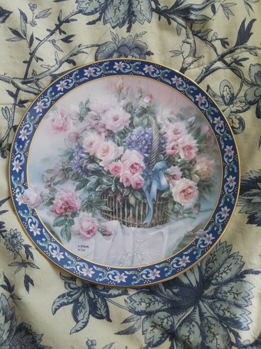 LENA LIU~ROSES~1st ISSUE~BASKET BOUQUETS PLATE COLLECTION | eBay