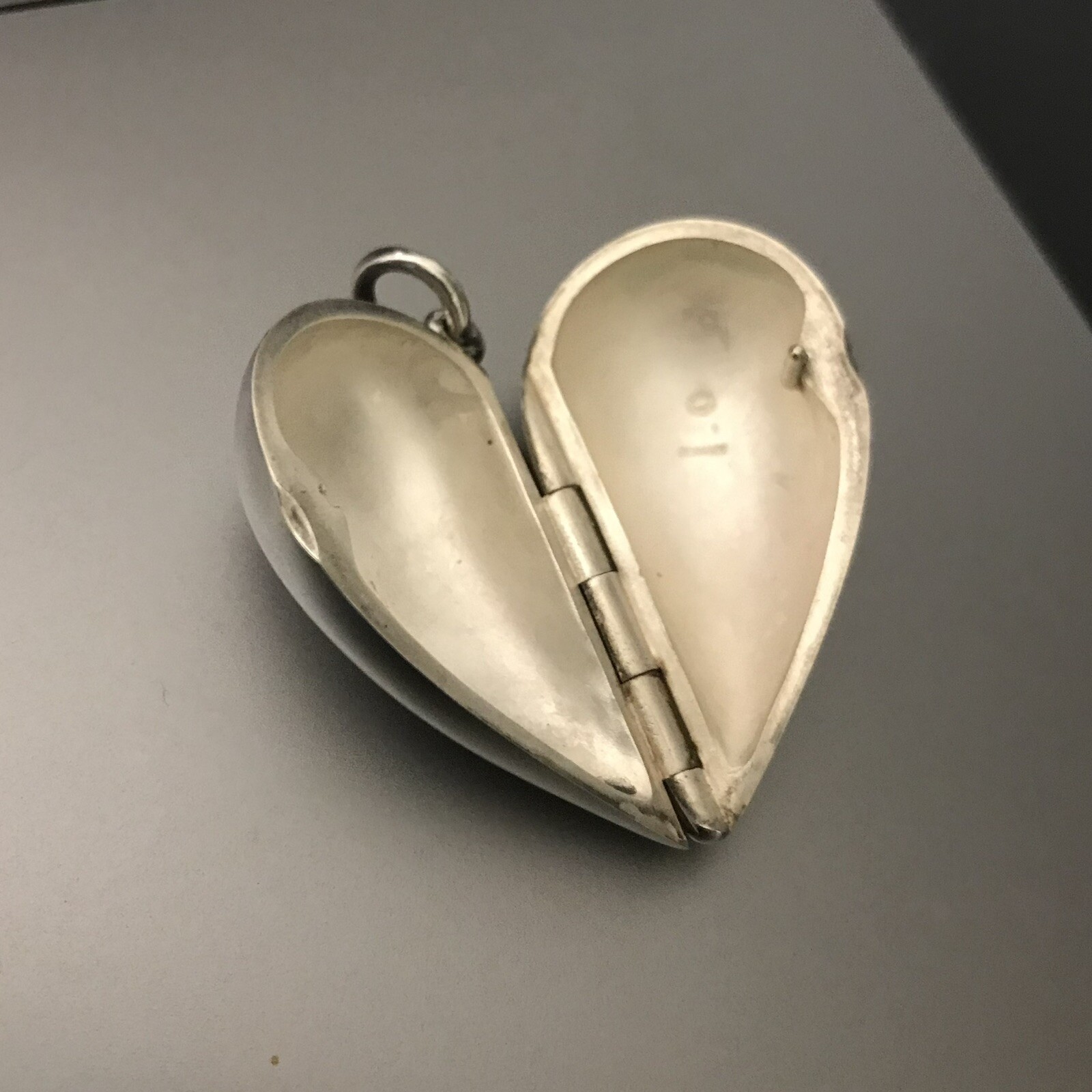 Rare! Larger Version - Georg Jensen Open Heart Pendan… - Gem