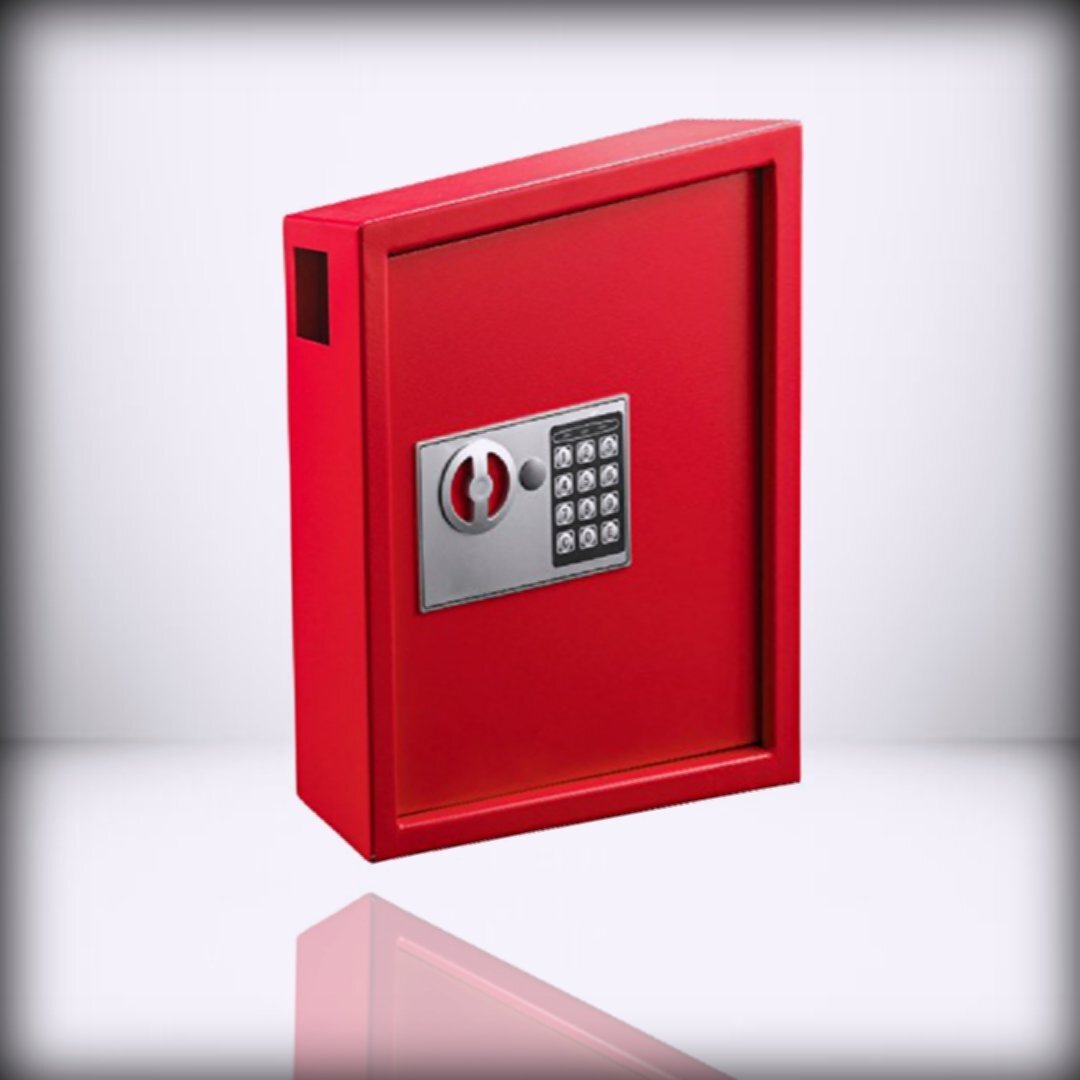 AdirOffice 40 Key Mountable Programmable Steel Cabinet Safe With ...