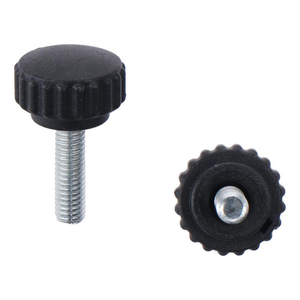 Black Hand Bolt Knobs M6 x 20mm Knurled Knobs Clamping Knobs for Quick Remove | eBay