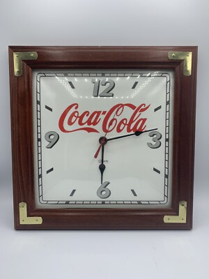 Vintage Hanover Coca Cola 13 X 13 Wall Clock | eBay