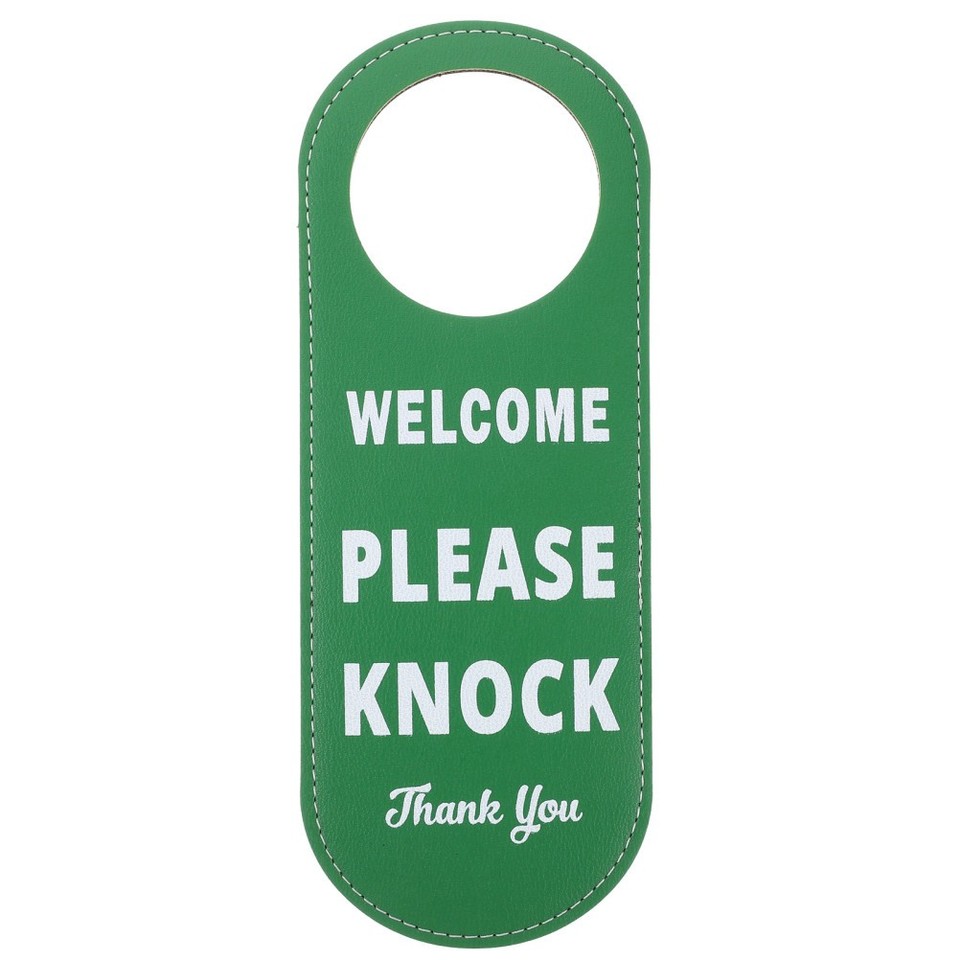 Please Knock Keep Door Closed Sign Office Quiet Indicator Hanger | eBay UK
