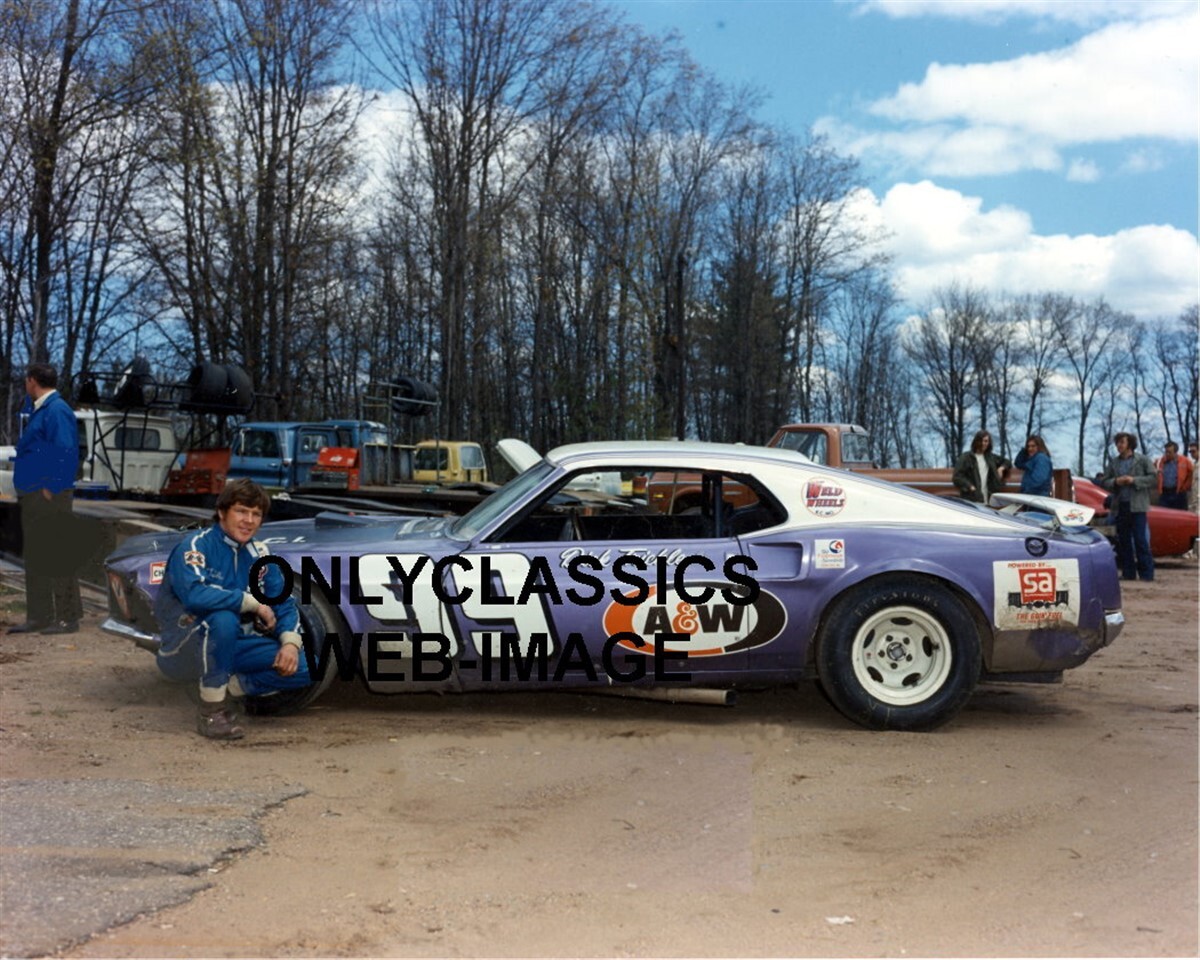 1971 DICK TRICKLE SHELBY MUSTANG STOCK CAR A&W ROOT BEER ASA AUTO ...