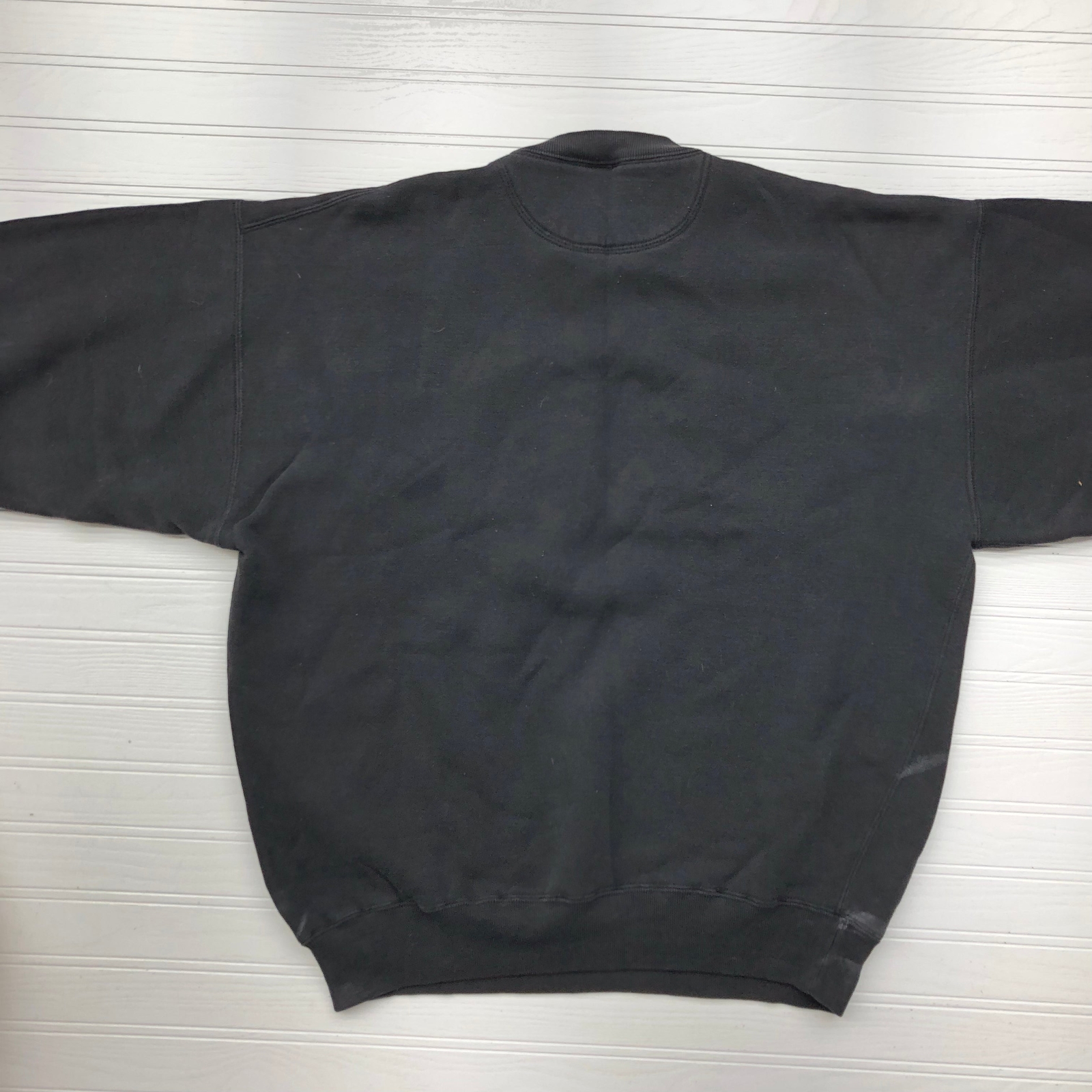 Vintage Bac Premier Black Embroidered Italia Crew Nec… - Gem