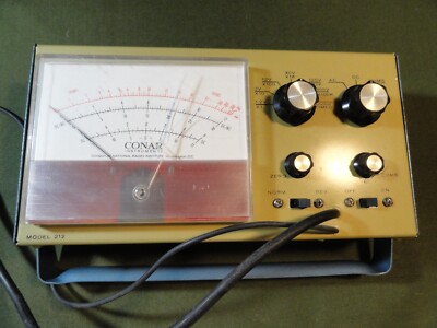 Vintage Conar Instruments Model 212 Volt Ohm Meter TESTED AND WORKS ...