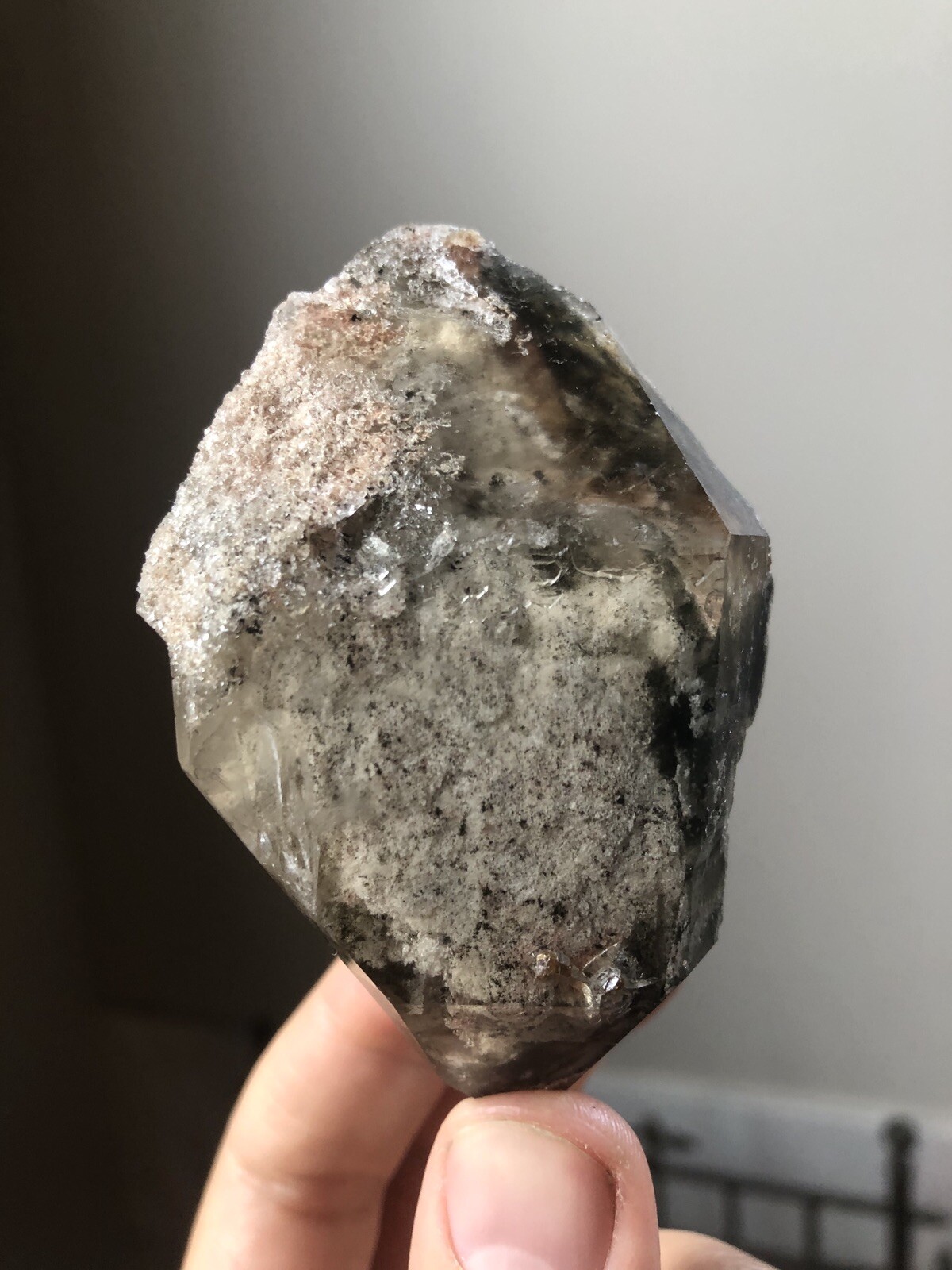 168g Lodolite Quartz Crystal Elestial Quartz Garden Quartz Brazil ...