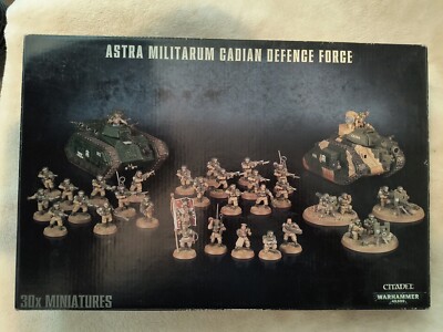 Games Workshop Warhammer 40K - Astra Militarum: Cadian Defence Force ...