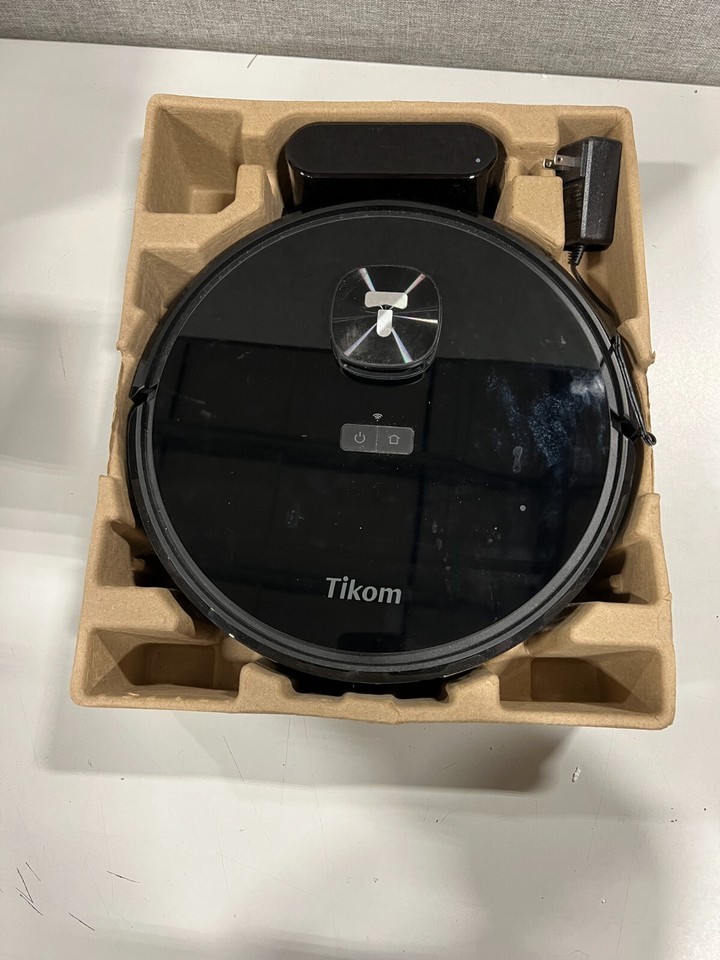 Tikom L9000 Robot Vacuum and Mop Combo Black Lidar Navigation | eBay