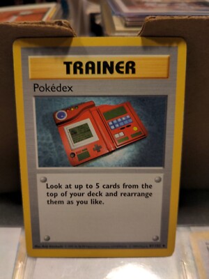 POKÉDEX 1999 Pokemon Base Set SHADOWLESS Uncommon POKÉMON 87/102 | eBay