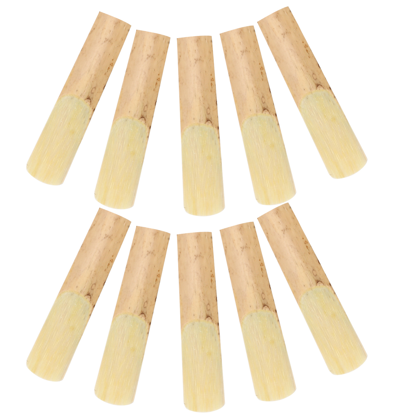 10PCS Saxophone Reeds With Protection Cover Alto Bamboo Musical ...