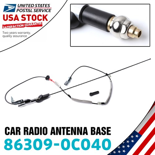 86309-0C040 Black Car Radio Antenna W/Base Fit For 2007-2013 Toyota ...