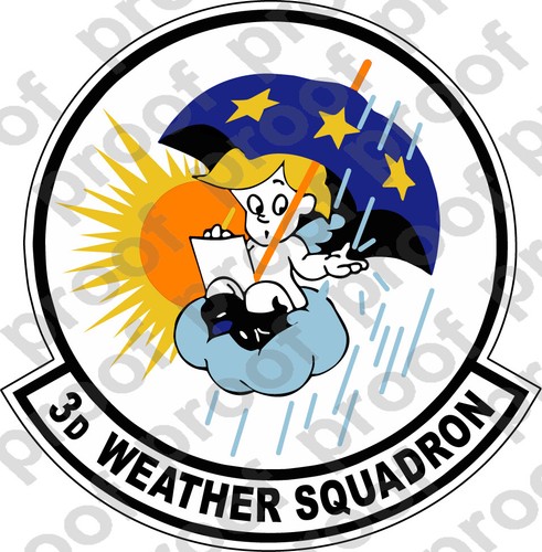 STICKER USAF 3rd Weather Squadron Emblem | eBay