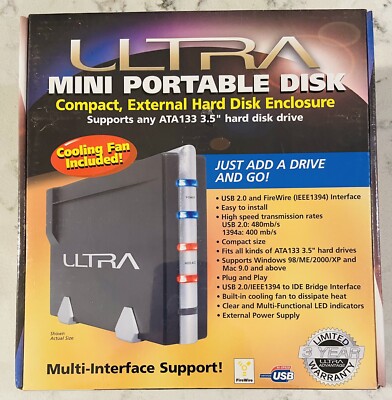 ULT31310 Ultra Mini Portable Disk. Compact, External Hard Disk ...