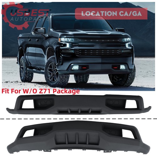 Front Bumper Cover Lower Valance W/O Z71 For Chevy Silverado 1500 2019 ...