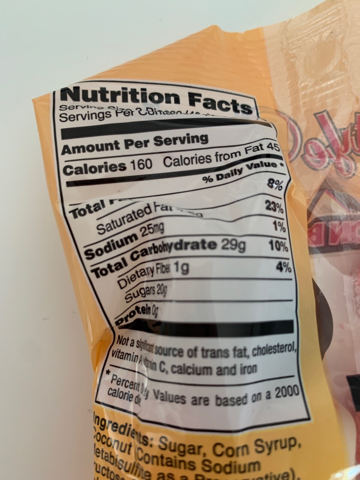 2 Each Crown Homestyle Candy Coconut Bon Bons 5oz bags-Brand New-SHIPS ...