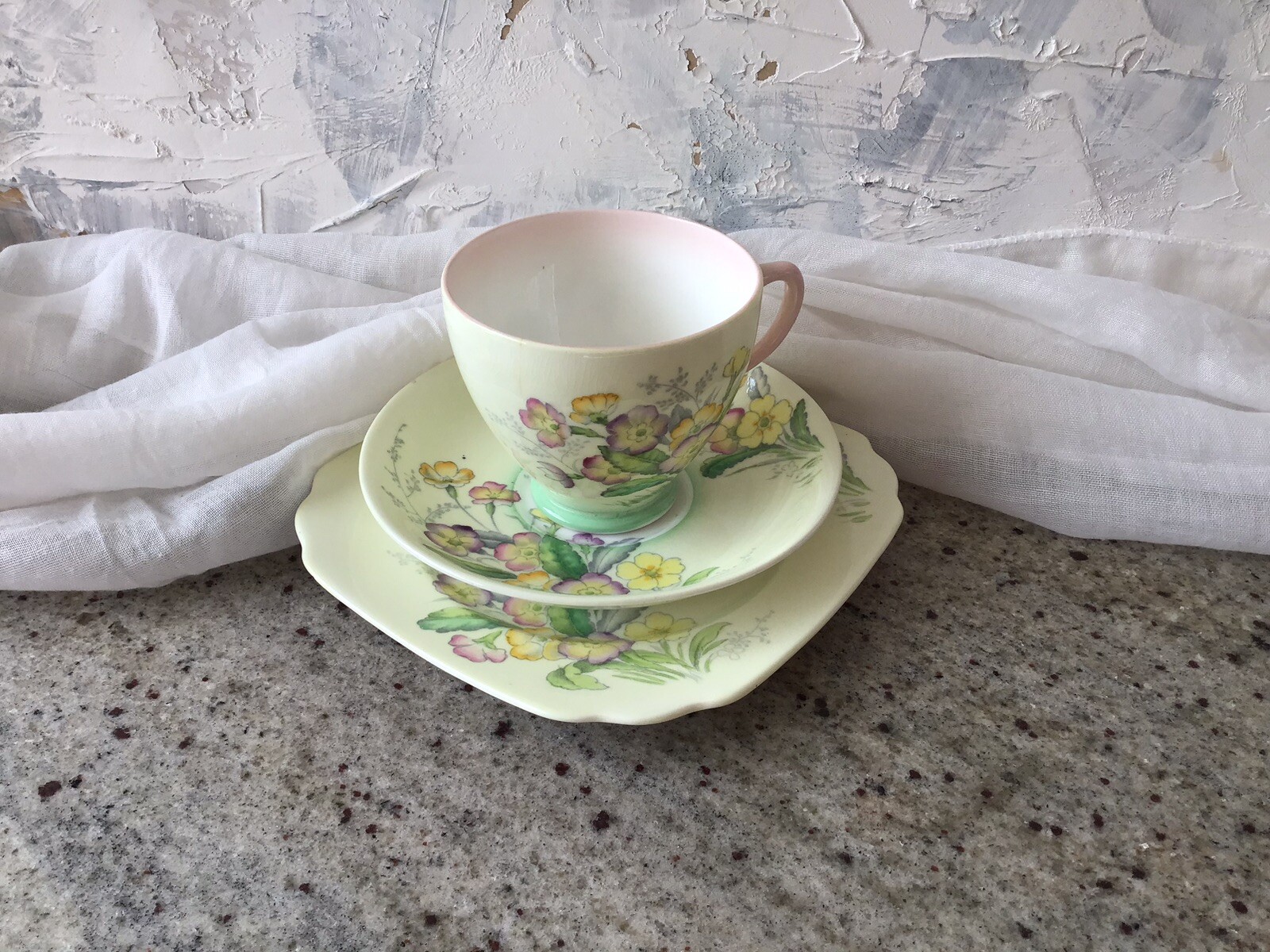 Sampson Smith Old Royal Cup Trio Set Bone China Made in England | eBay