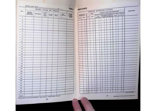 Dodge Truck Operating Record Chrysler Motors 1967 Manual Fleet Ledger ...