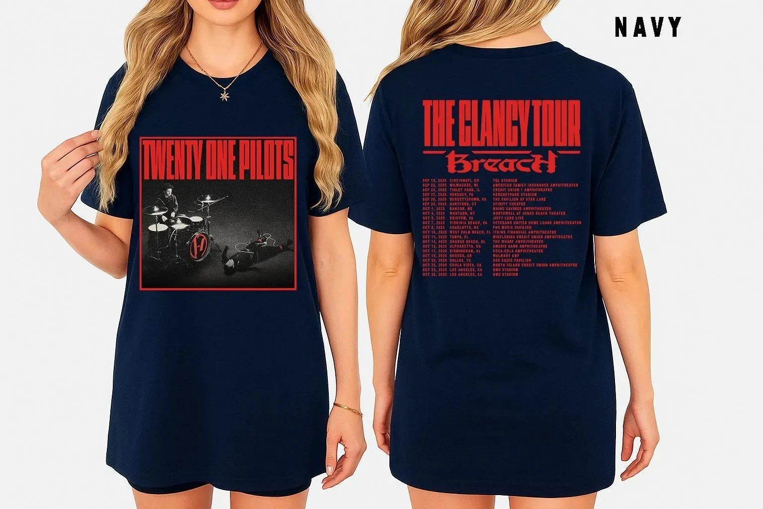 The Clancy Tour 2025 Pilotss Band Double Sided T-Shirt | ID 38214208 by ...