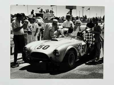 RARE! Vintage Original 1964 KEN MILES in COBRA RIVERSIDE RACING Race ...