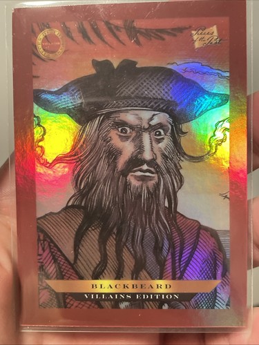 5 Card Blackbeard Lot Including /50 Red Shimmer Base And Relic, Plus ...