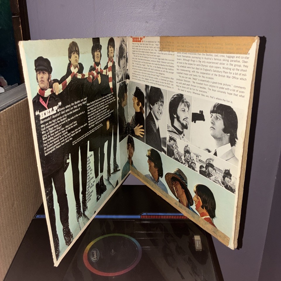 The Beatles Help! Vinyl LP 1965 / Capitol Records MAS-2386 Mono ...
