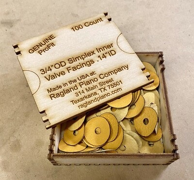 100 Simplex Player Piano Mechanism 3/4" Leather Lower Valve Punchings ...