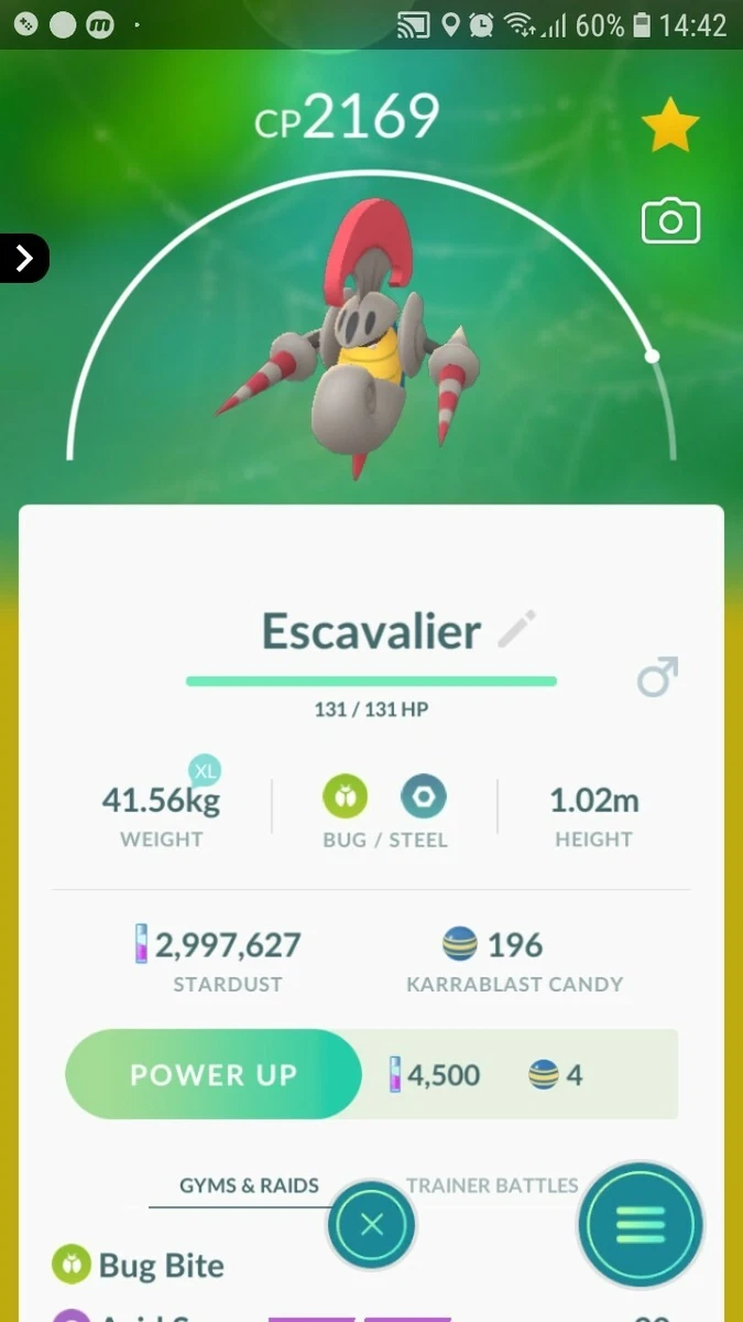 Pokemon Escavalier Evolution