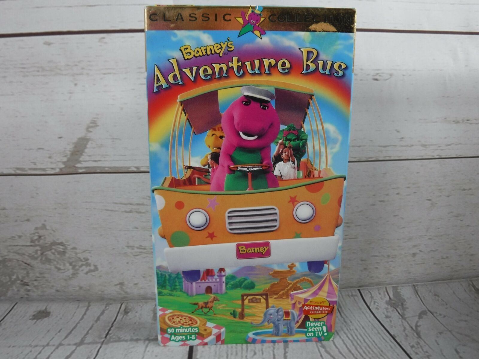 Barney - Barneys Adventure Bus (VHS, 1997) for sale online | eBay