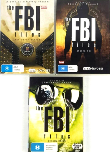 THE FBI FILES: Season 1-3 (DVD, 11 Discs) NEW | eBay Australia