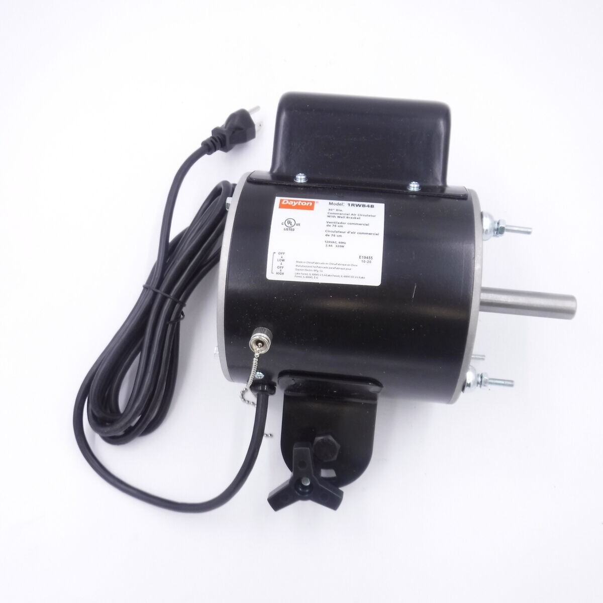 Dayton Air Circulator Circulation Fan Motor 1RWB4B 115v for sale online ...