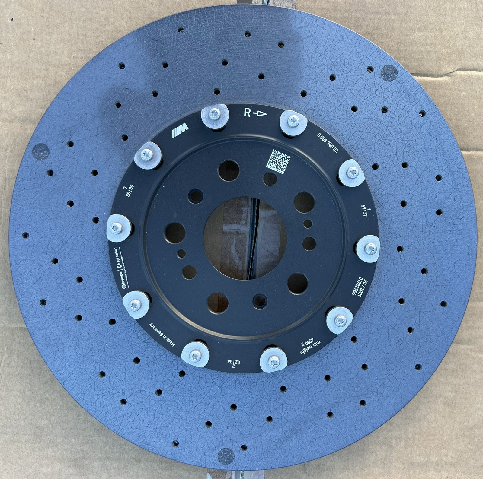 BRAND NEW OEM BMW G80 M3 G82 M4 CARBON CERAMIC BRAKE ROTORS & PADS ...