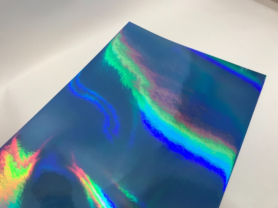 Holographic Rainbow Sign Vinyl, Pick Color + Size, Fantasy Shimmer Neo ...