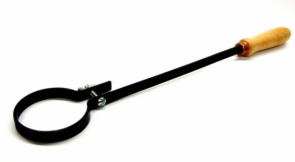 CRUCIBLE HANDLE ROUND CUP CRUCIBLES HOLDER TONG FOR MELT ROUND 2-7/8 ...