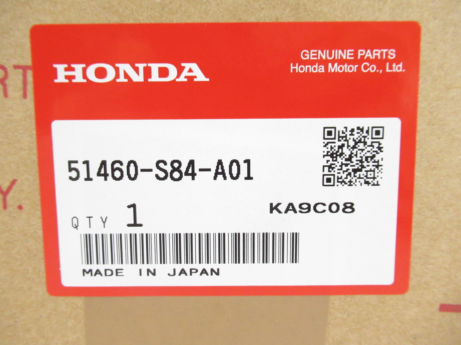 Genuine OEM Honda Acura 51460-S84-A01 Driver Front Upper Control Arm ...