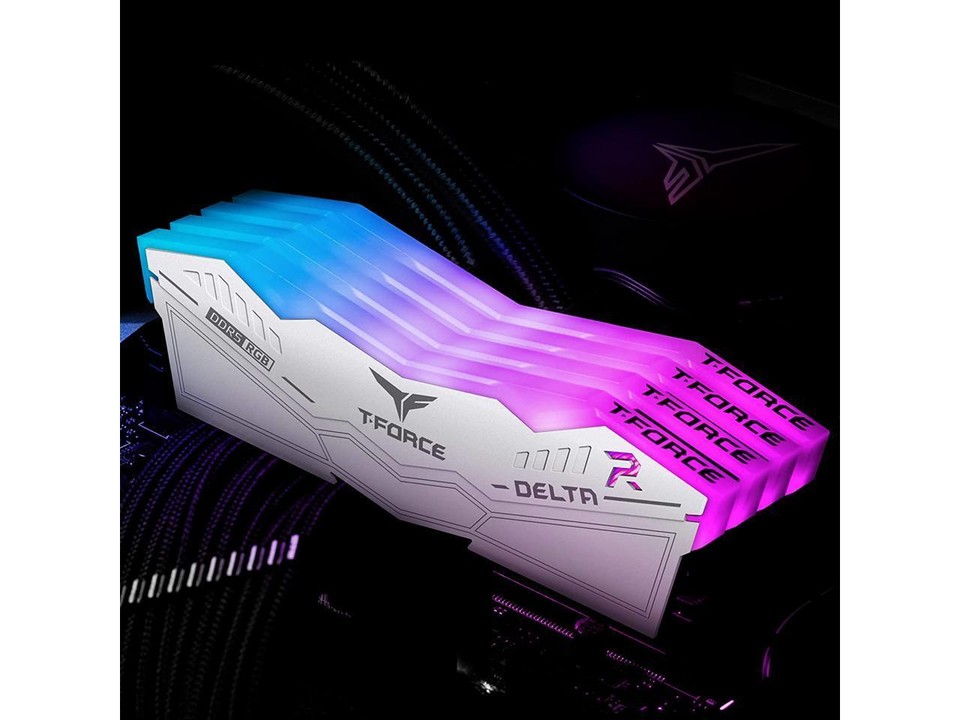 Team T-Force Delta RGB 64GB (2 x 32GB) 288-Pin PC RAM DDR5 6000 (PC5 ...