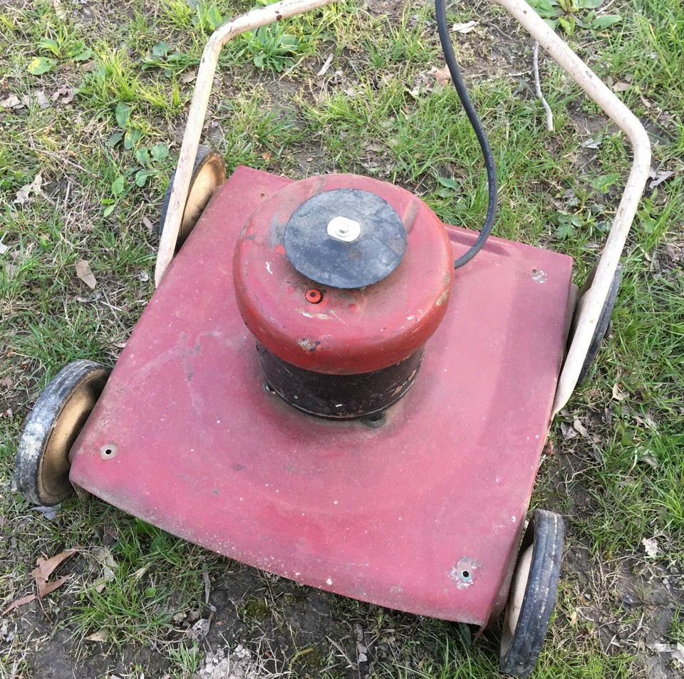 Huffman 160 Huffy Electric Push Lawnmower vintage westinghouse mower ...