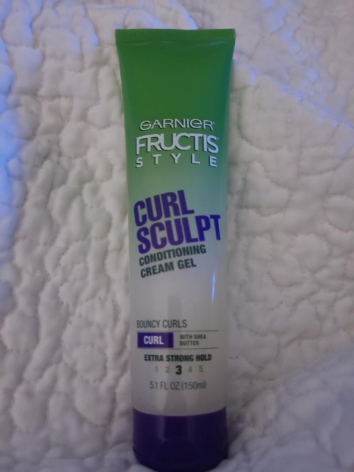 Garnier Fructis CURL SCULPT Conditioning Cream Gel Curly Hair Leave-in ...