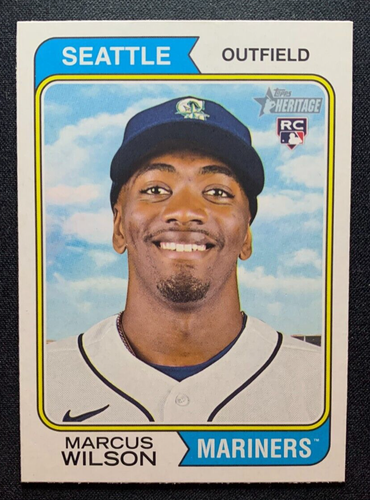 2023 Topps Heritage #79 Marcus Wilson RC Mariners | eBay