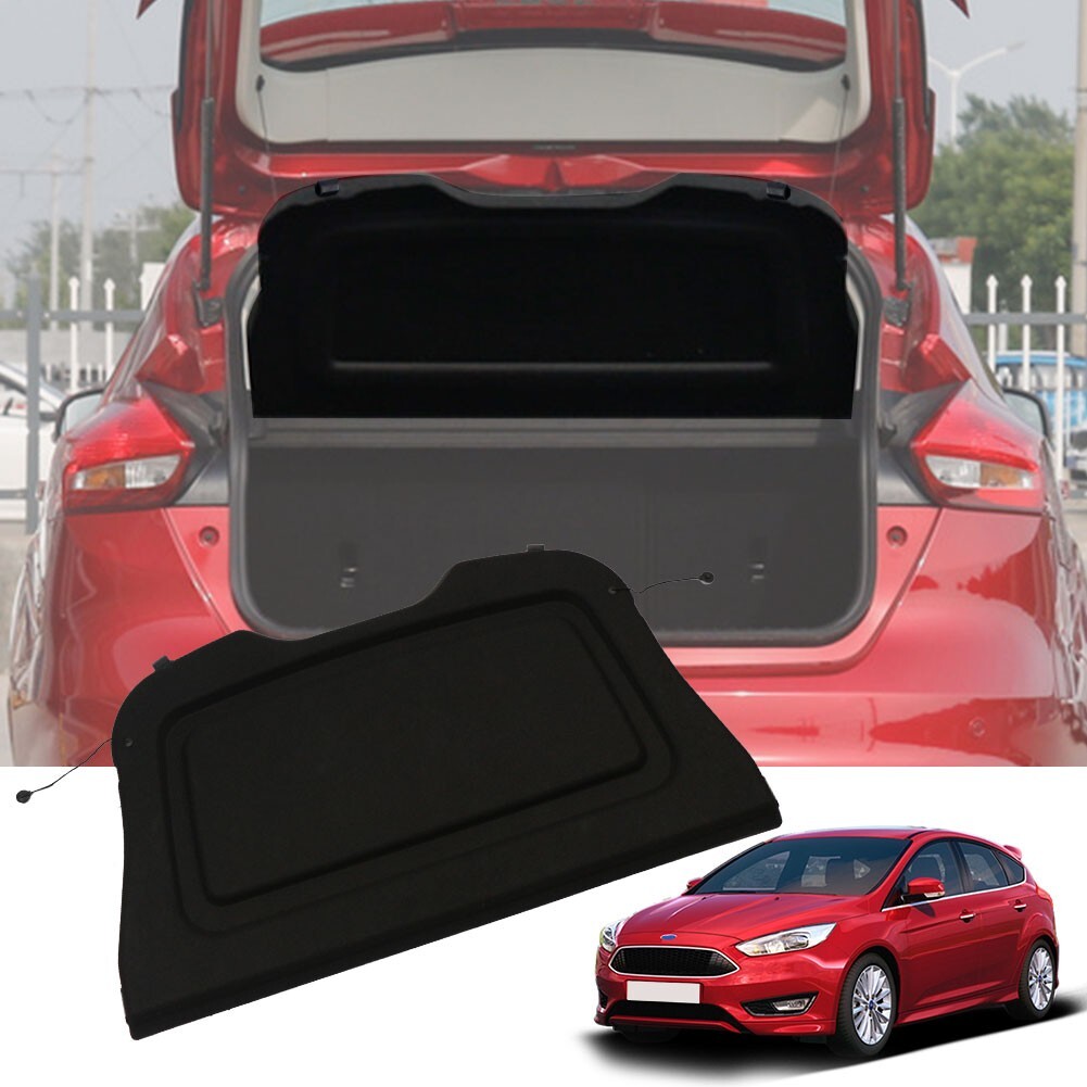 2012-2018 Ford Focus Trunk Non Retractable Cargo Cover Security Shade ...