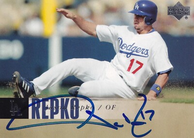 JASON REPKO SIGNED AUTO'D 2006 UPPER DECK CARD 283 LOS ANGELES DODGERS ...