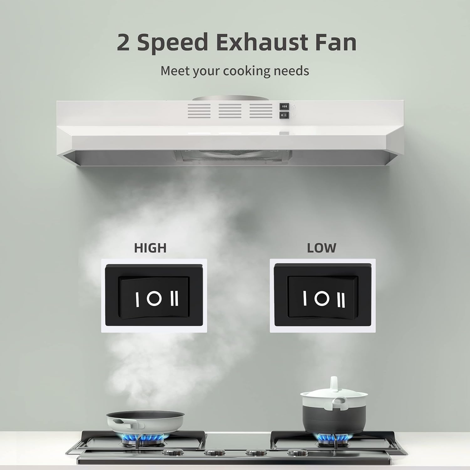 30" Kitchen Range Hood Vent Stove Smoke Extractor Extractora Campana ...