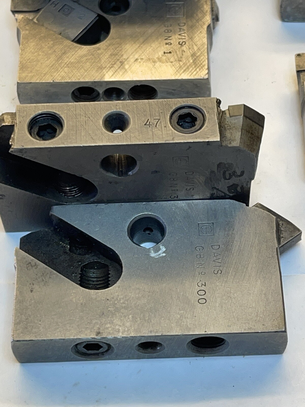 G8 Boring Tools, Double Edge Blade Blocks G&L Davis Tools Qty.24 ...