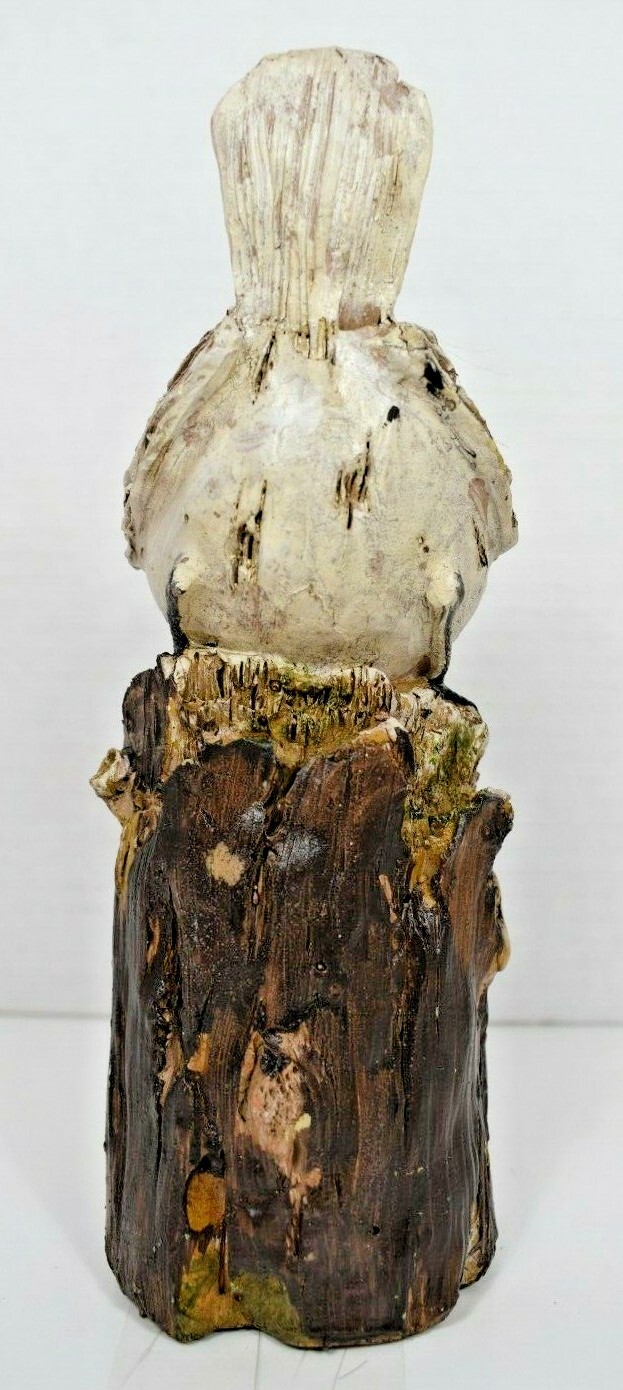 TII Collections - "Life Begins in the Garden" Resin bird on Log ...