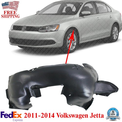 Front Left Driver Side Fender Liner For 2011-2014 Volkswagen Jetta | eBay