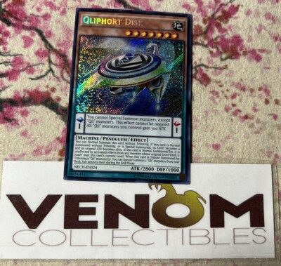 1x (M/NM) - Qliphort Disk - NECH-EN024 - Secret Rare - Unlimited YuGiOh ...