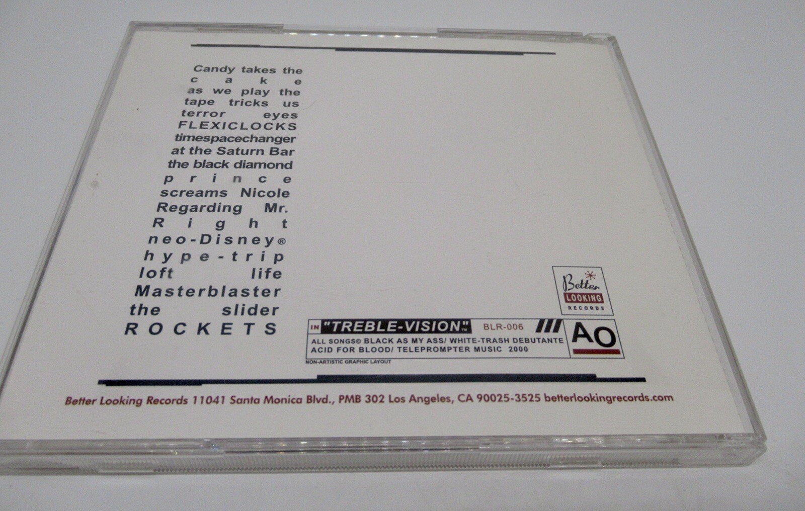 The And/Ors Will Self-Destruct 2000 Better Looking Label Compact Disc ...