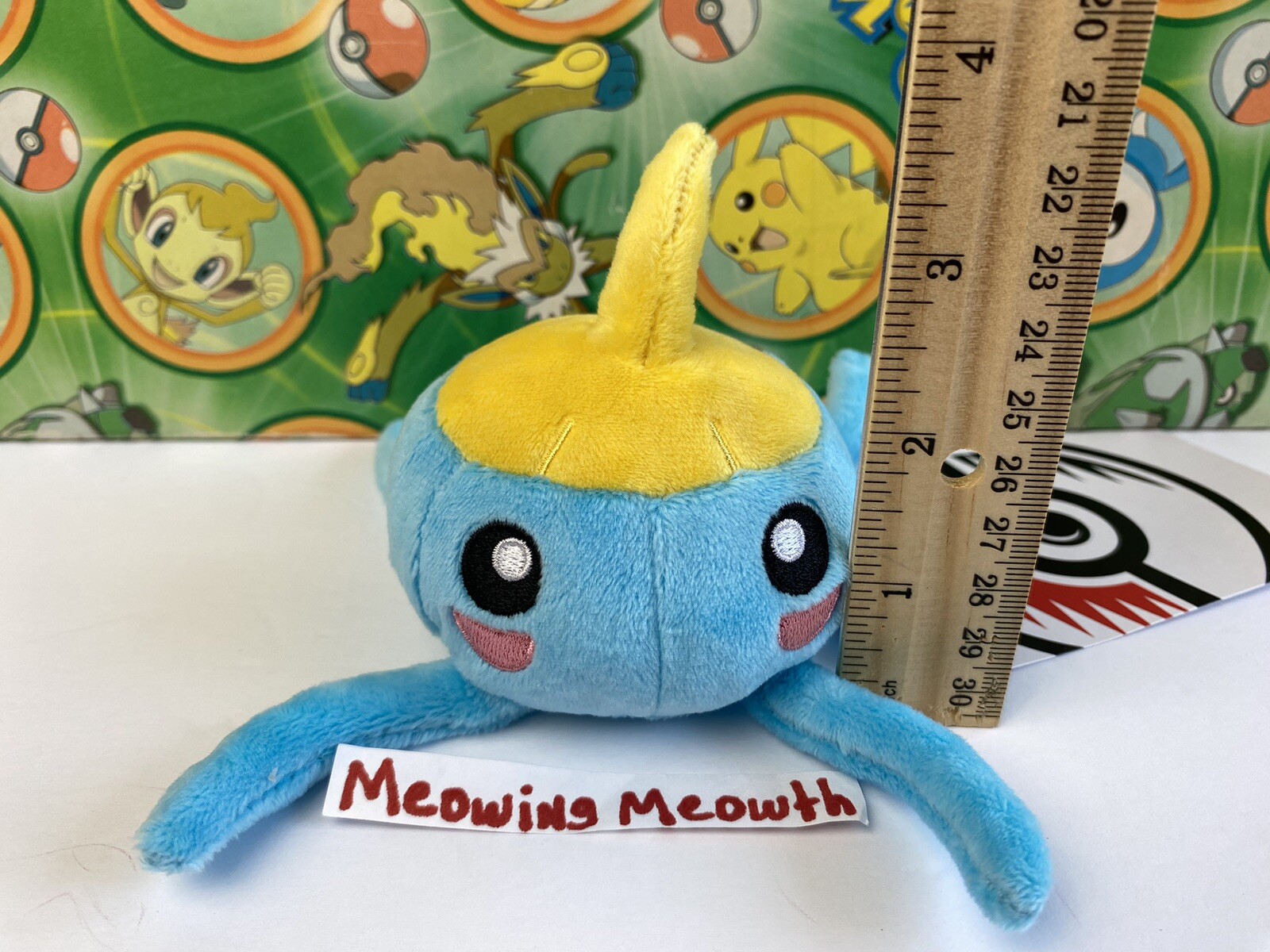 Pokemon Center Plush SURSKIT Pokedoll stuffed Sitting Cuties Poke ...