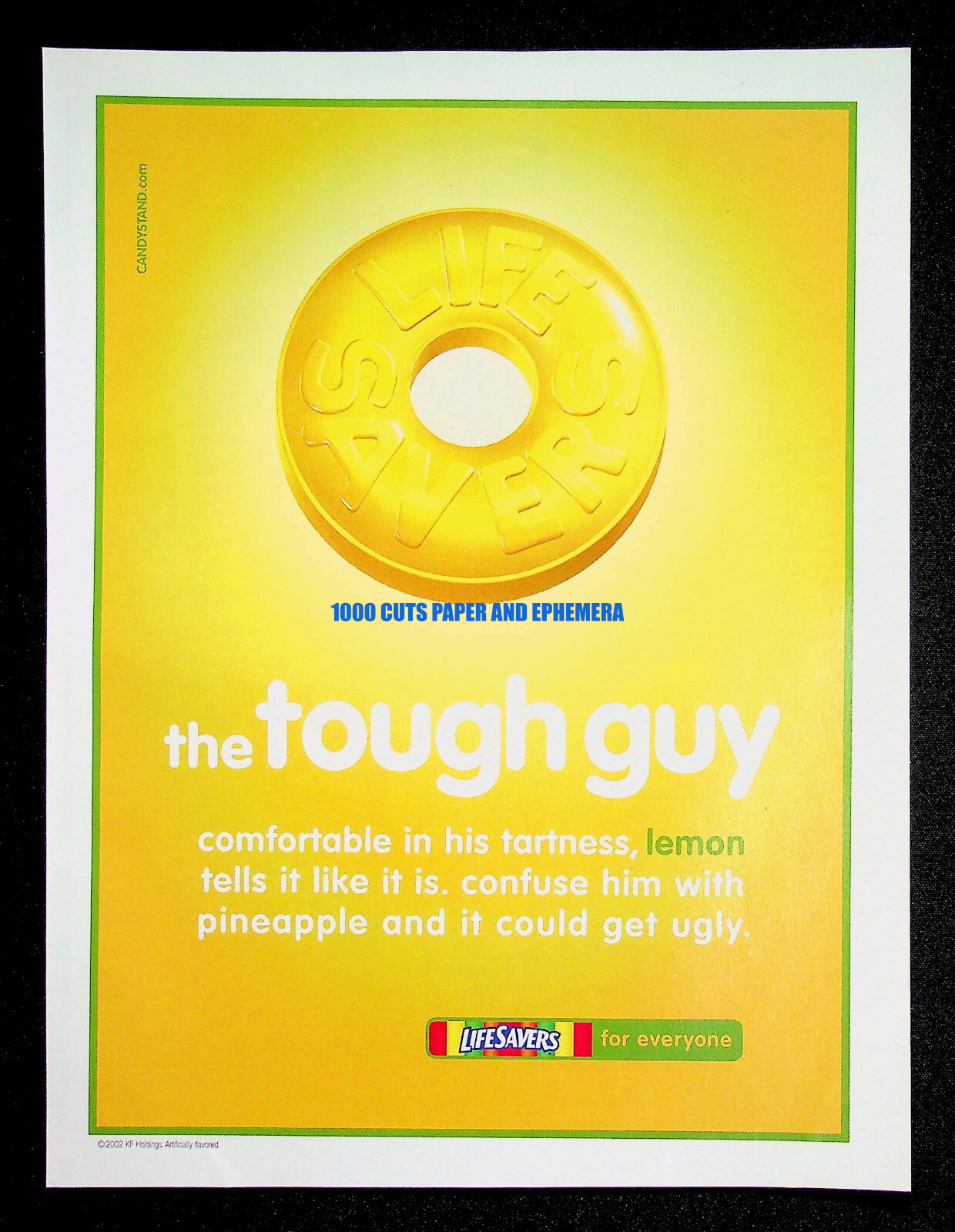 Life Savers Lemon Candy 2002 Trade Print Magazine Ad Poster ADVERT | eBay