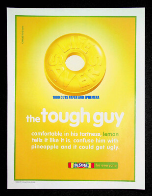Life Savers Lemon Candy 2002 Trade Print Magazine Ad Poster ADVERT | eBay