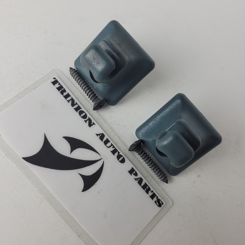 1987-2004 Ford Ranger Sun Visor Clips Blue-Gray with Screws Set of 2 ...